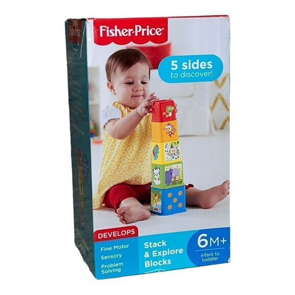 Fisher-Price | Toys | Fisherprice Stack Exploreanimalthemed Colorful ...